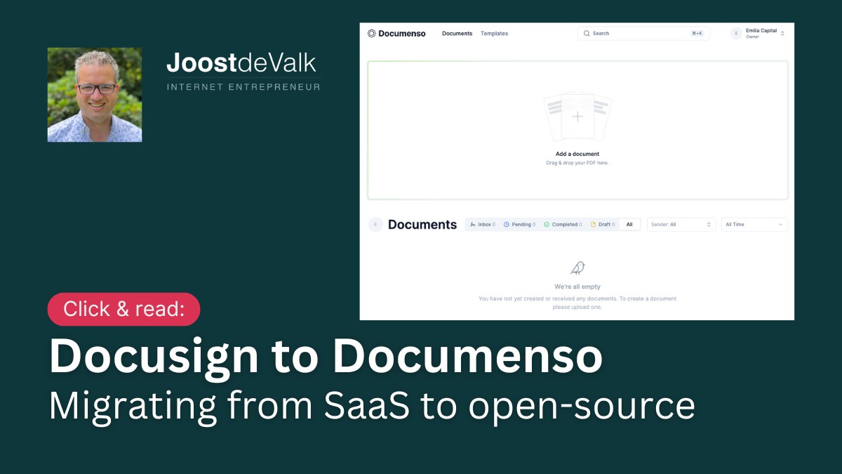 Docusign to Documenso - Migrating from SaaS to open-source
